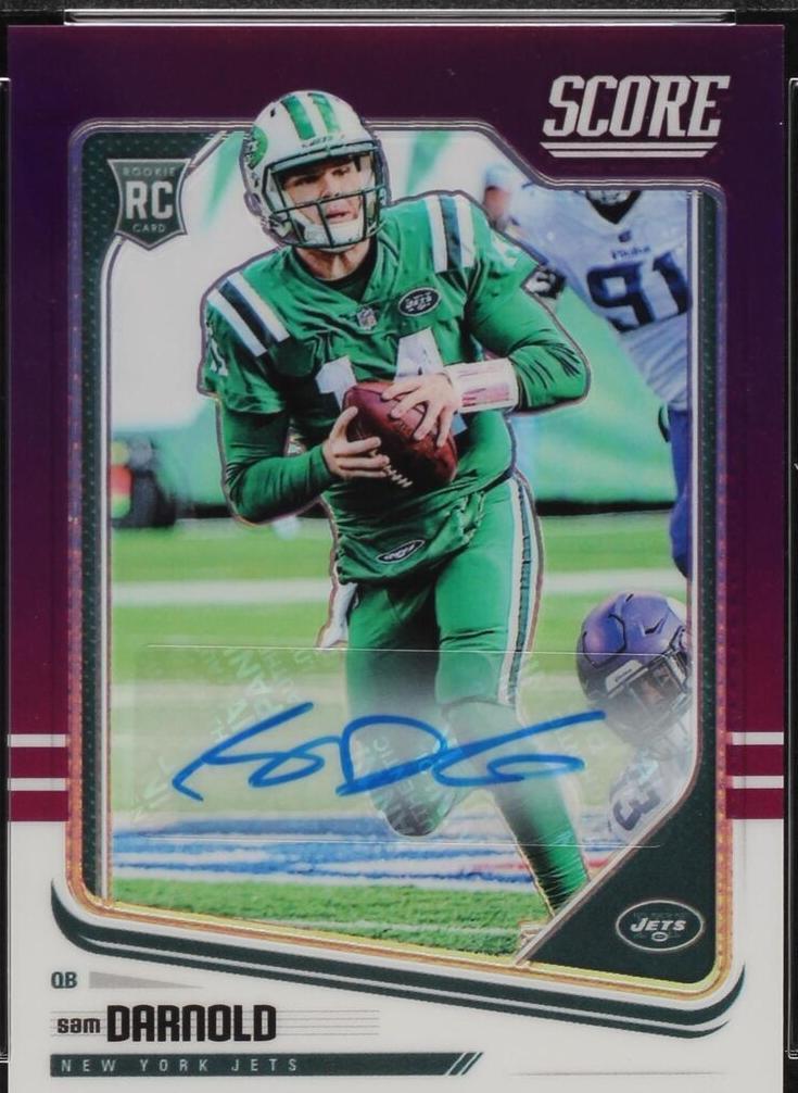 2018 Panini Honors - Score Update Rookies Sam Darnold #446 Purple ...