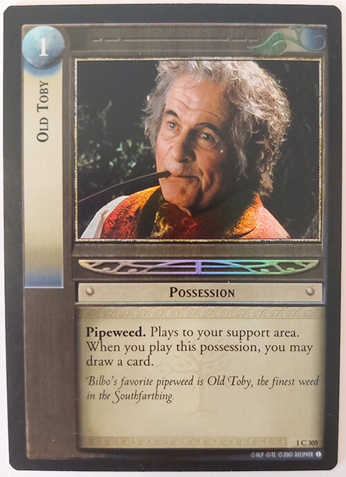 LOTR TCG Fellowship of the Ring OLD TOBY 1C305 FOIL LP | eBay