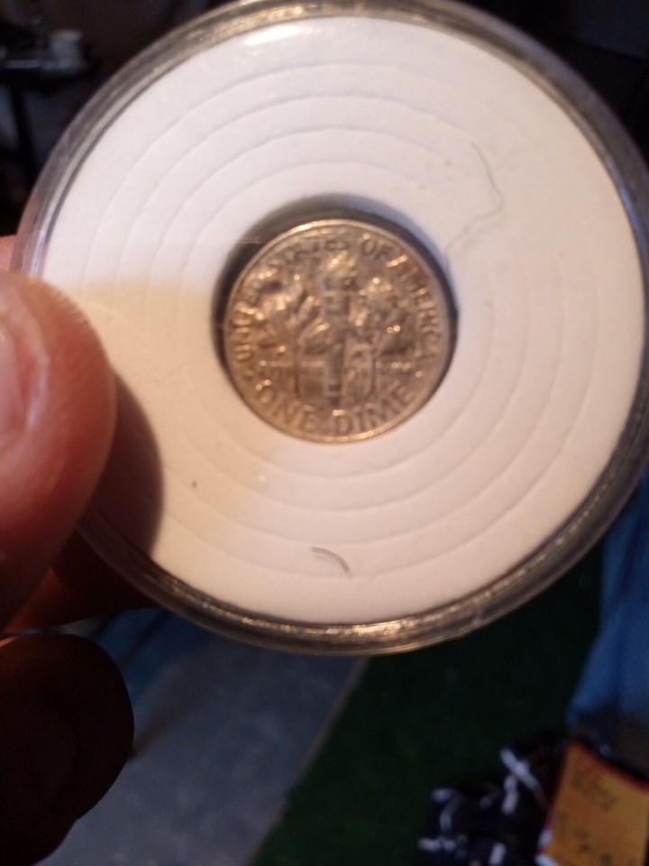 2000 P Roosevelt Dime Misaligned Die Strike Error, Off Center Reverse ...