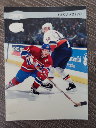 2001-02 Topps Stadium Club Saku Koivu Hockey Card #12 Montreal ...