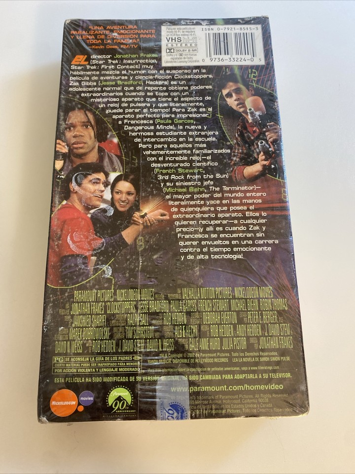 Clockstoppers (VHS, 2002) Sealed h29q 97363322436 | eBay