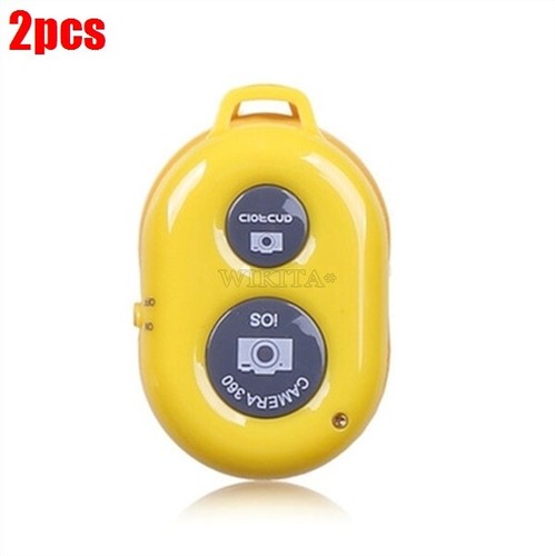 2Pcs Self-Timer Shutter Wireless Bluetooth Camera Phone Remote Control ...