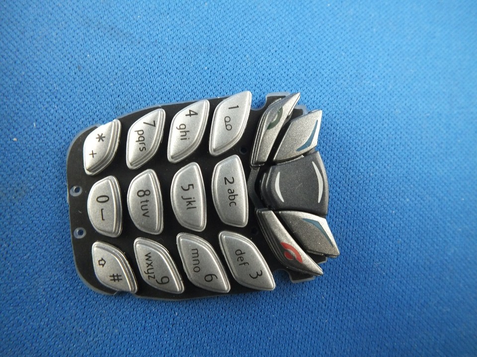 Original Nokia Keypad Handy Tastatur Matte Housing Handytastatur Silber ...