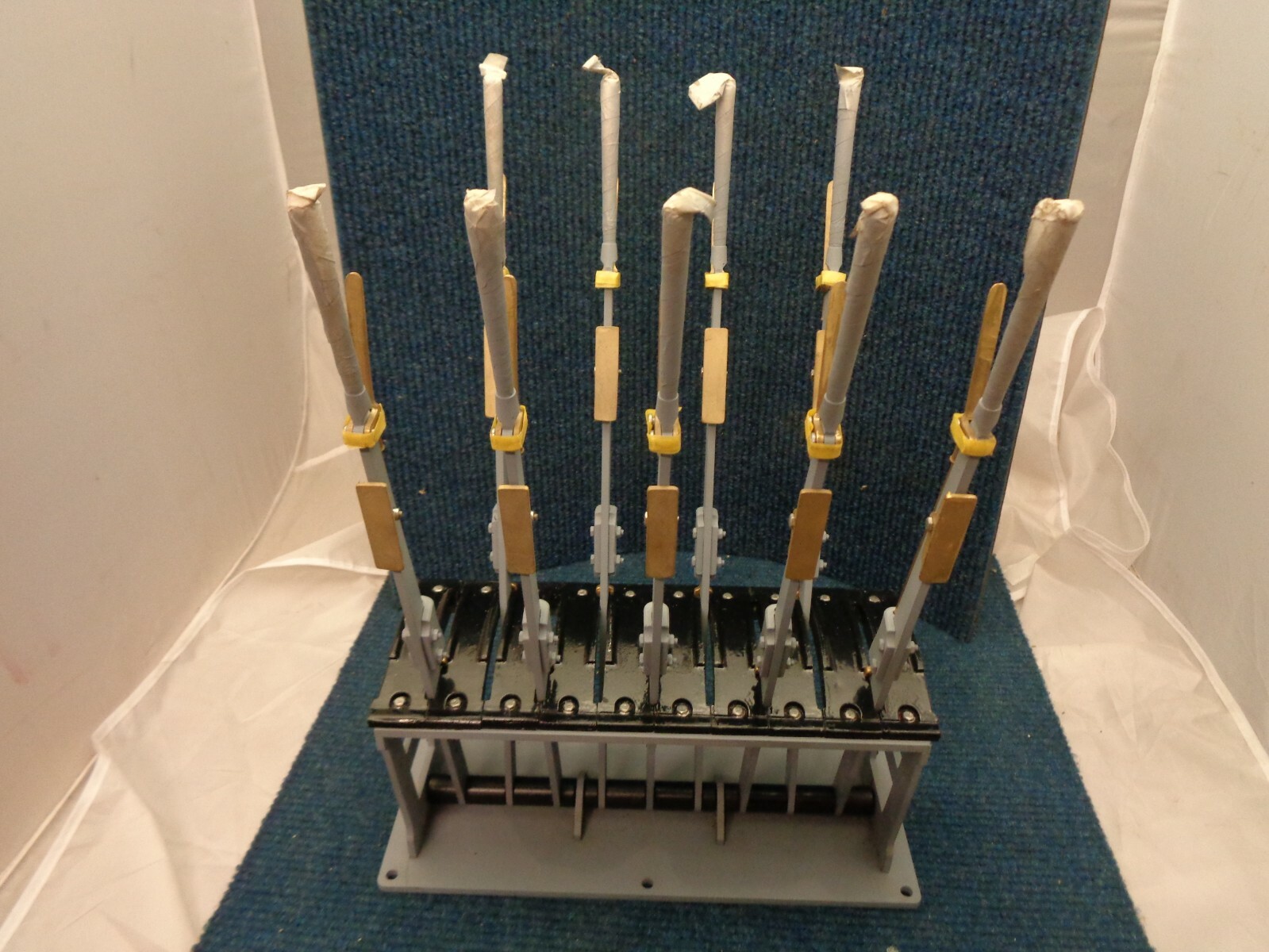 9 Lever GWR 1/4 Scale Ground Frame for Miniature Railway 0G, 1, 2 1/2 ...