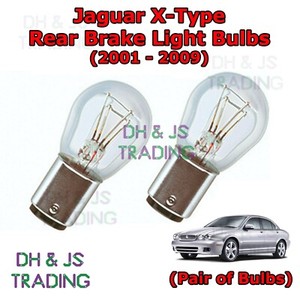 Jaguar X Type Rear Brake Light Bulbs Pair of Stop Tail Light X-Type (01 ...