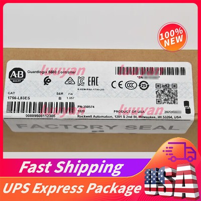New 1756-L83ES SER B Allen Bradley GuardLogix5580 Processor 15MB ...