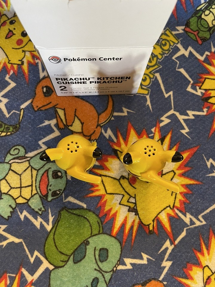 Pokemon Center Pikachu Kitchen Cuisine Salt & Pepper Shaker 2020 ...