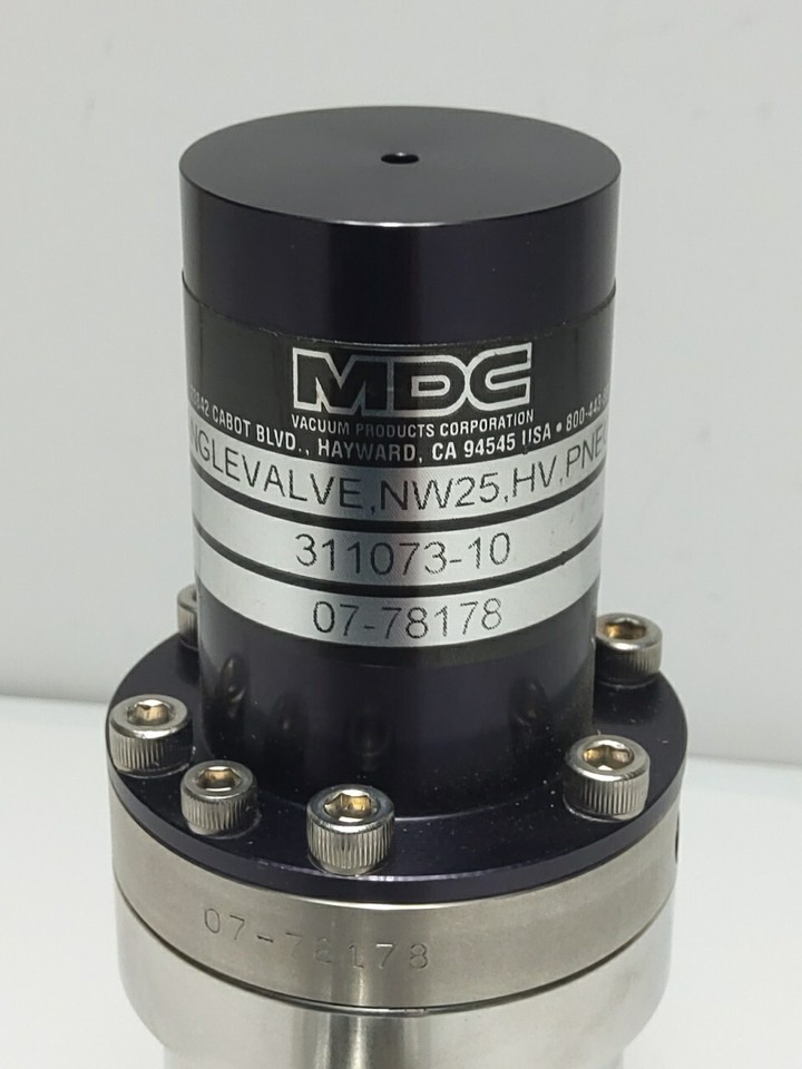 MDC ANGLE VALVE NW25 HV PNEUMATIC (NEW) | eBay