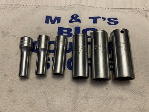Utica & Kelsey-Hayes 3/8" Drive 6pc 12pt Deep Loc-Rite Sockets USA | eBay