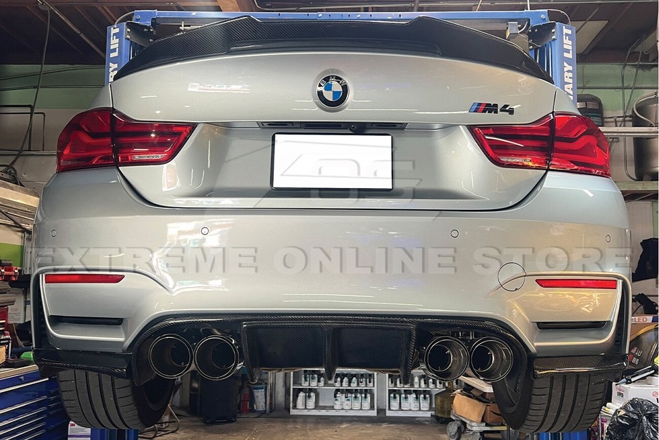 For 15-20 BMW F80 M3 F82 M4 | 2.5" Piping w/ 3.5 " Quad Tips Axle Back ...