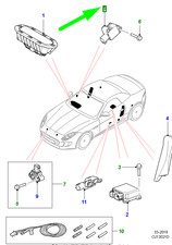 Genuine Jaguar FT Impact Sensor C2P3922 for sale online | eBay