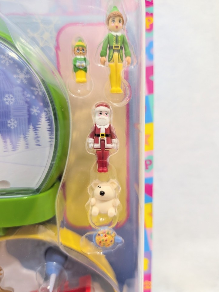 ELF Movie Polly Pocket Buddy & Santa Micro Dolls Christmas Playset 2025 ...