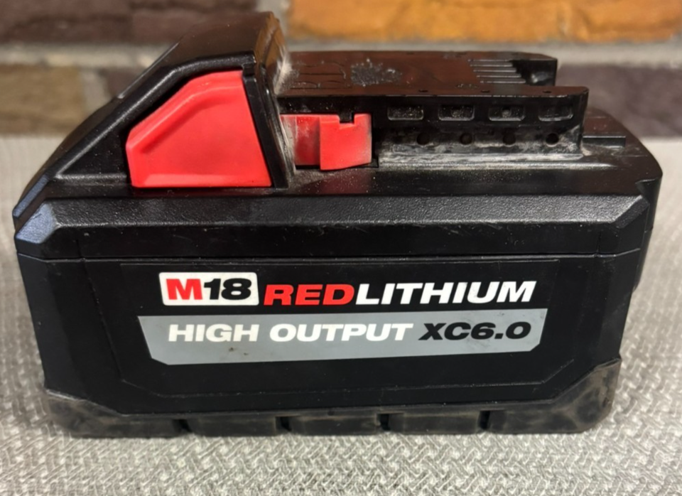 Milwaukee M18 Red Lithium High Output XC6.0 Battery Pack - Black (48-11 ...