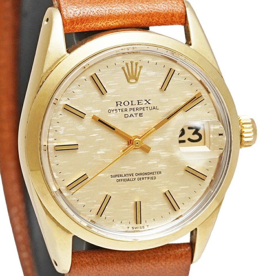 ROLEX Oyster Perpetual 1550 Case Size 34mm x 34mm Men's Used Watch ...