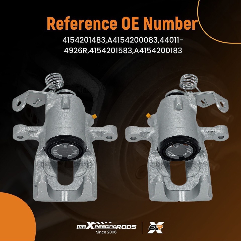 2x Floating Disc Brake Caliper Rear for Mercedes Citan W415 Kangoo FW0 ...