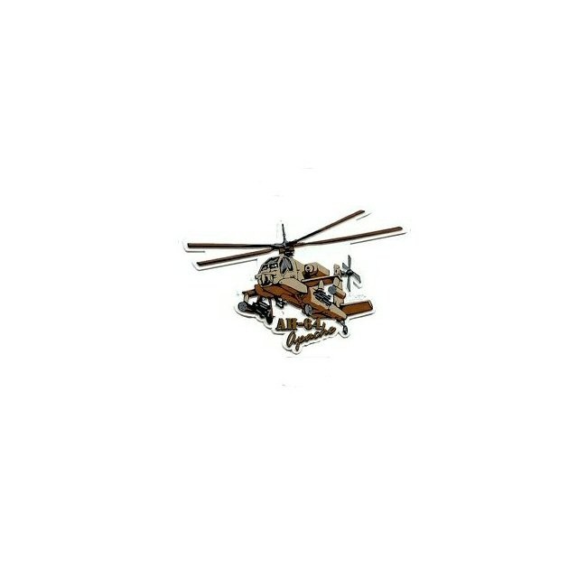 Cartoon Apache Helicopter