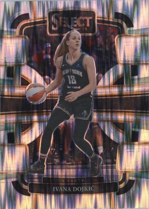 2024 Panini Select WNBA - Concourse Ivana Dojkic #28 Silver Flash Prizm ...
