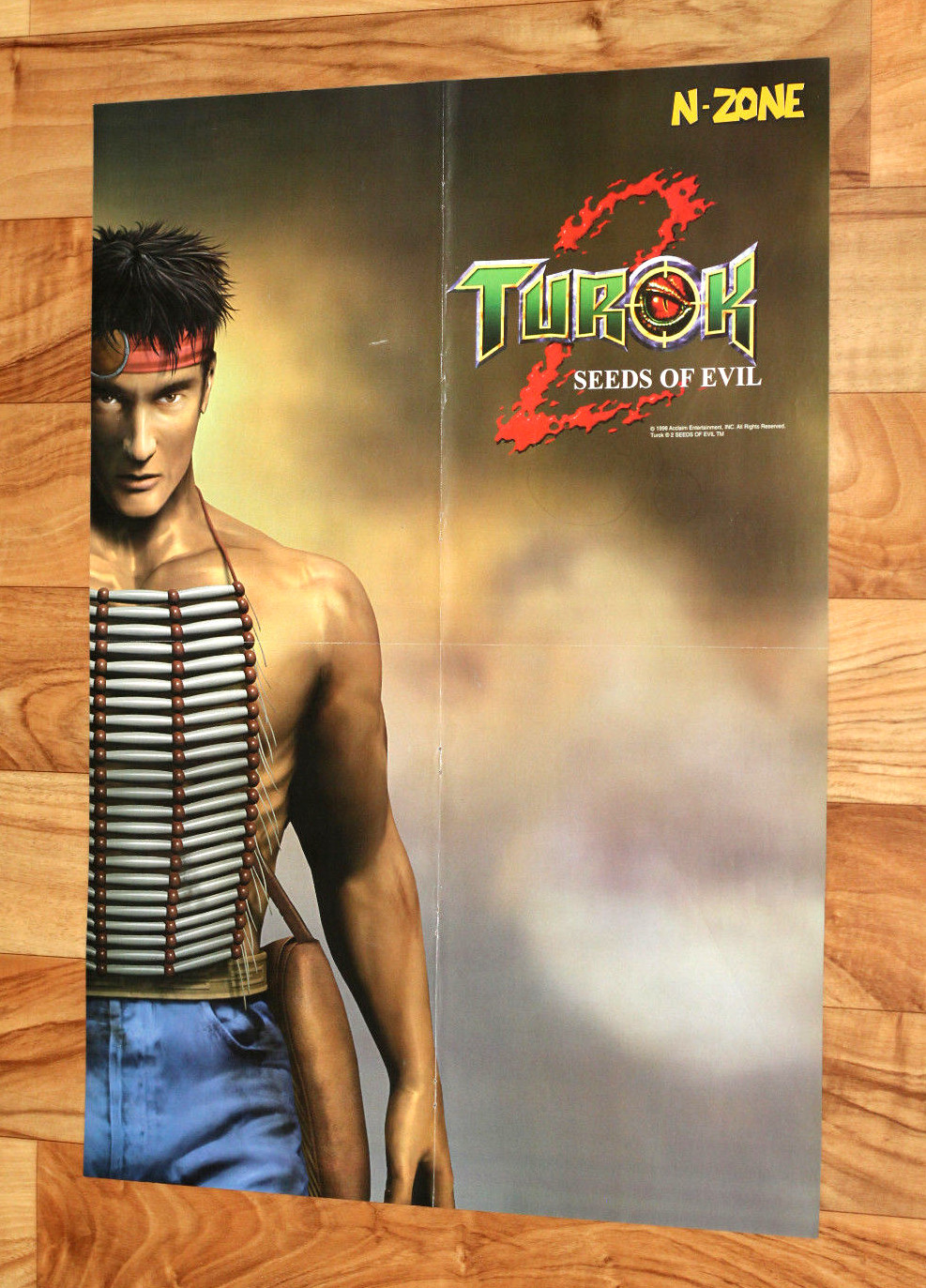 1998 Nintendo N64 Wipeout 64 / Turok 2 Seeds of Evil very rare Poster ...