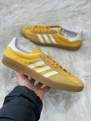 Adidas Gazelle Indoor Crew Yellow Gum Mens IE6606 NEW Multi Sz | eBay