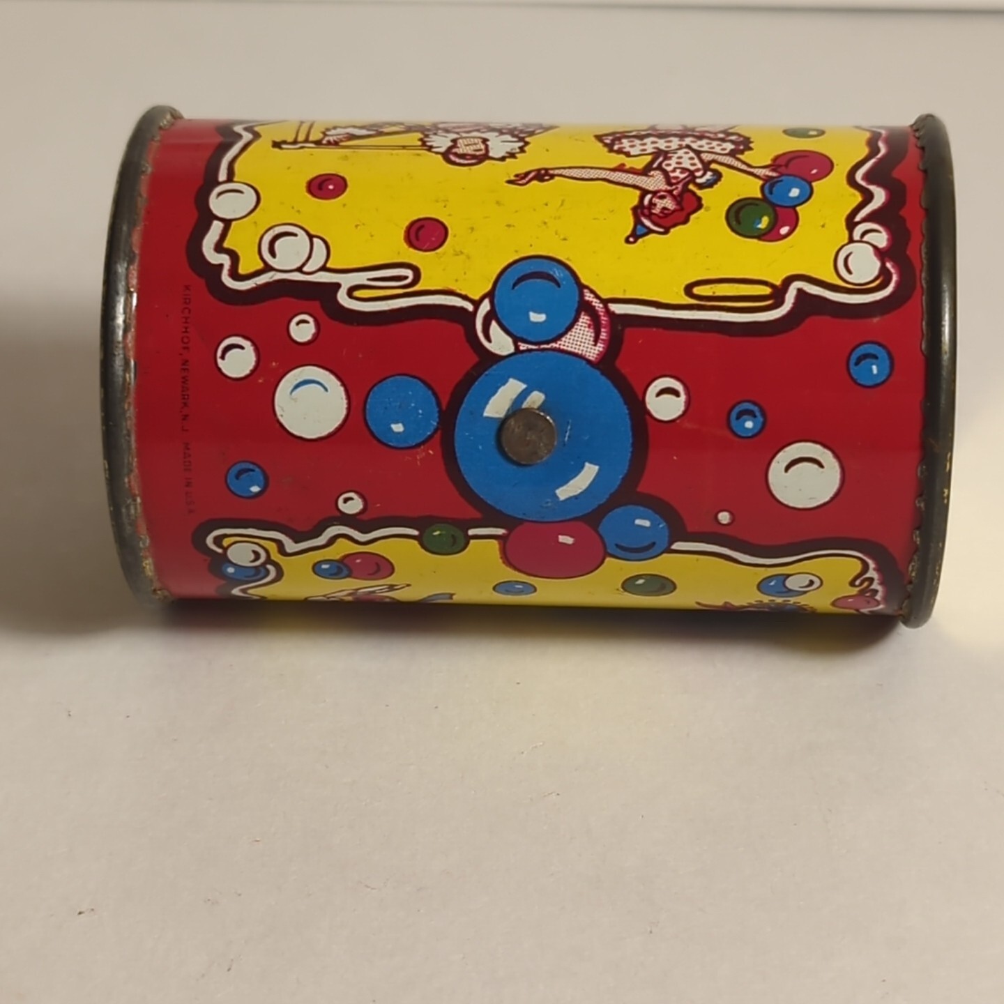 Vintage Kirchhof Tin Life Of The Party Wood Handle Noisemaker Rattle ...