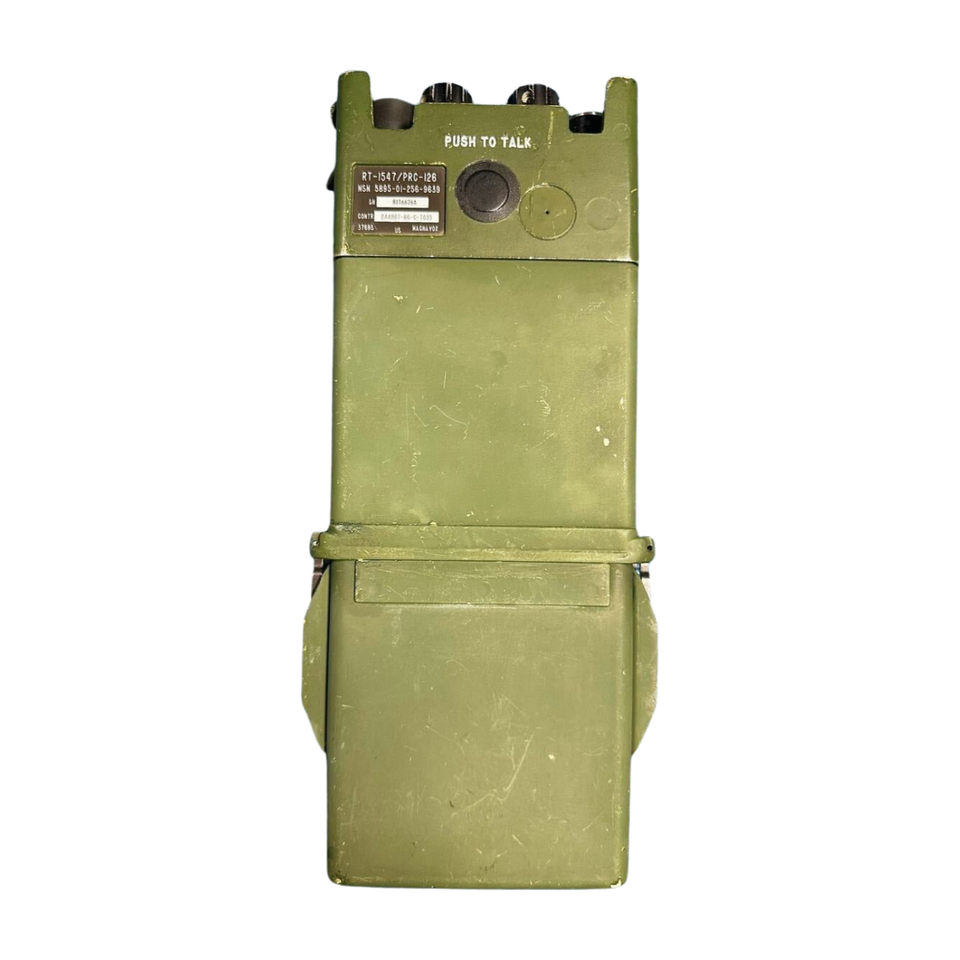 Magnavox AN/PRC-126 US Military Radio 1986 Antenna Handset Full Set ...