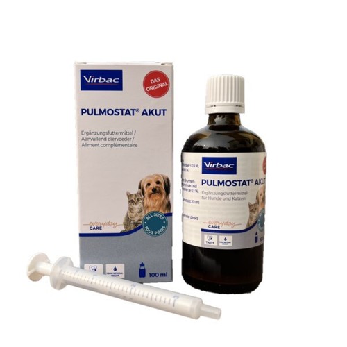 Pulmostat akut 100 ml - Hustensaft für Hunde und Katzen mit Kräutern ...