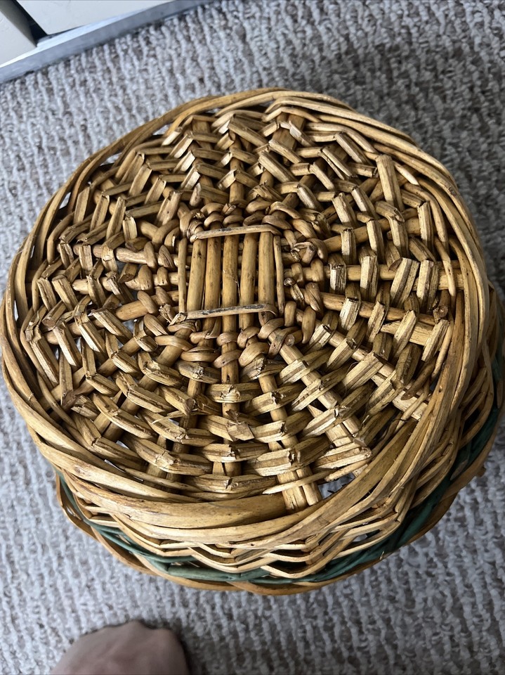 Heavy Duty Woven Basket 10”wide 5”deep | eBay