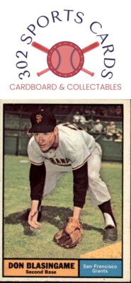 1961 Topps #294 Don Blasingame | eBay