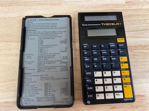 Texas Instruments Model TI-30 SLR+ Calculator vintage tested | eBay