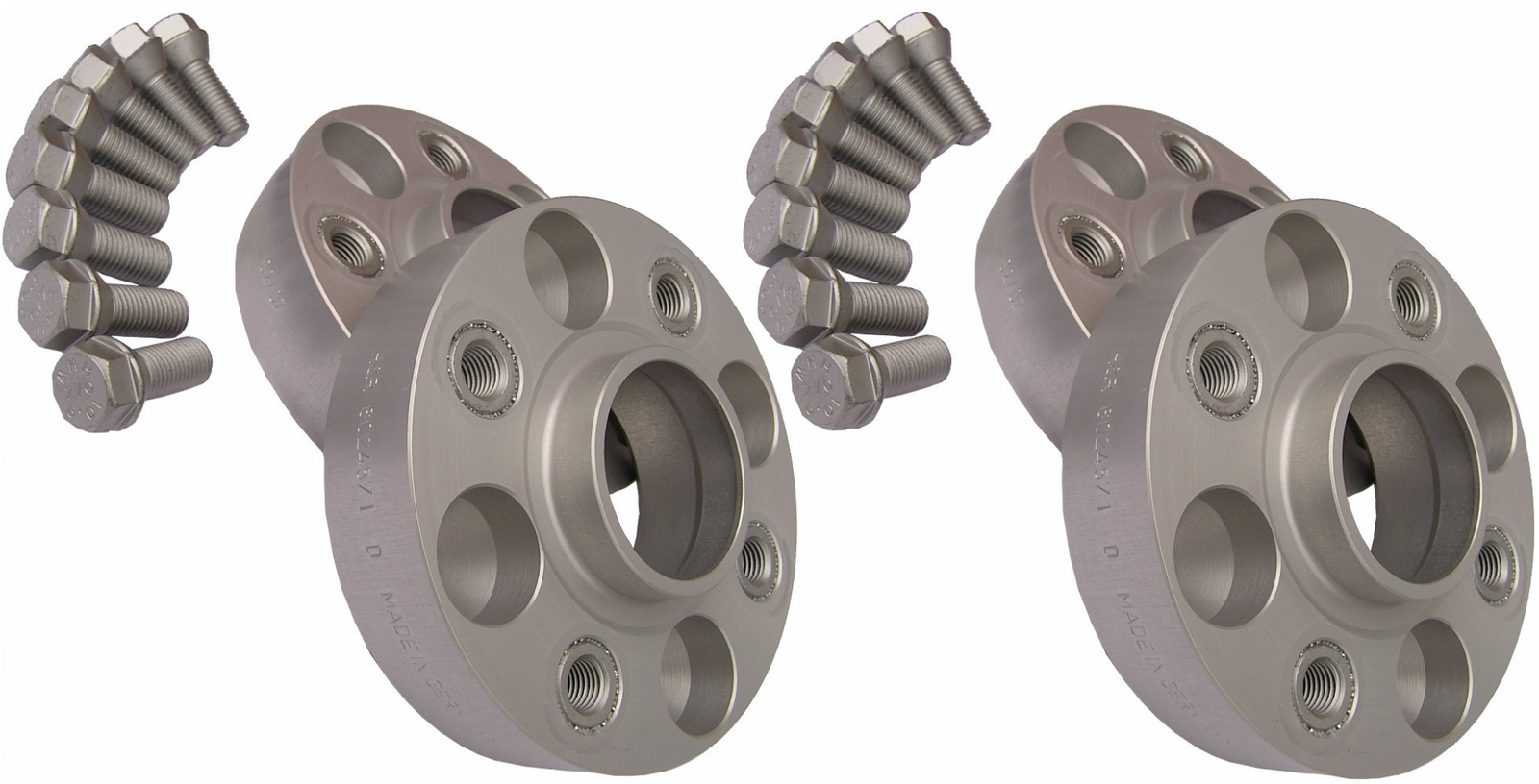 H&r Hole Circle Adapters Front Rear 5x112 M12/66 5 on Rim 5x114 3mm/60 ...