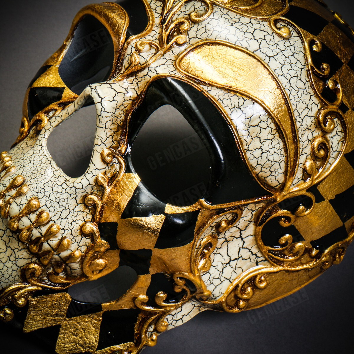 Full Face Masquerade Masks Black