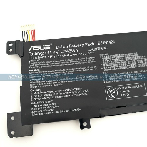 New Genuine B31N1424 OEM Battery for Asus A400U A401L V405L K401L ...