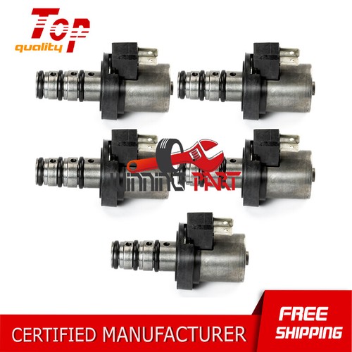 5Pcs Transmission Shift Solenoid Kit Set MD758981 For F4A41 F4A42 F4A51 ...
