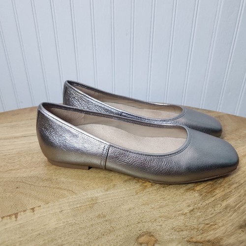 Vionic Ballet Flat Women's Size 7 Orinda Metallic Silver | eBay