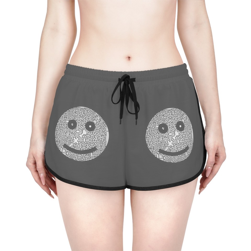 Relaxed Shorts - Excalibur Happy Face Design | eBay