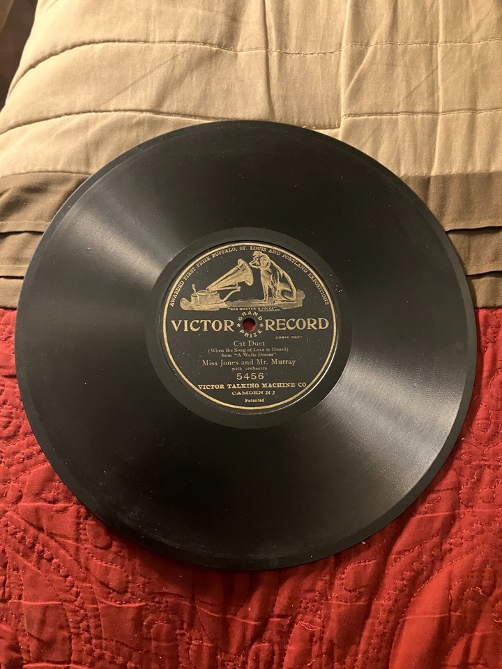 Victor 78RPM Record #5456 "Cat Duet" Ada Jones & Billy Murray 1908 | eBay