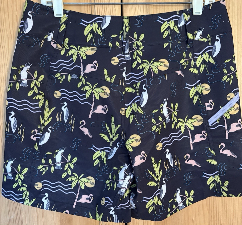 Wild Rye Shorts Women Size 8 Kaweah Mountain Bike Shorts Deco Birds ...