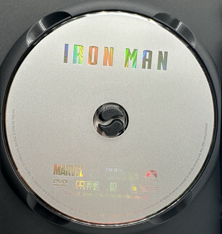Iron Man DVD Widescreen Robert Downey Jr Jeff Bridges Shaun Toub Shaun ...