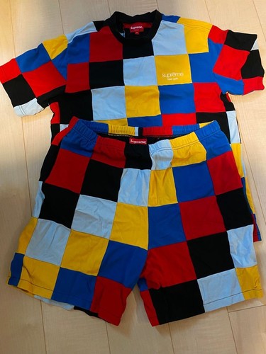 Size M Supreme Patchwork Pique Short Tee | eBay