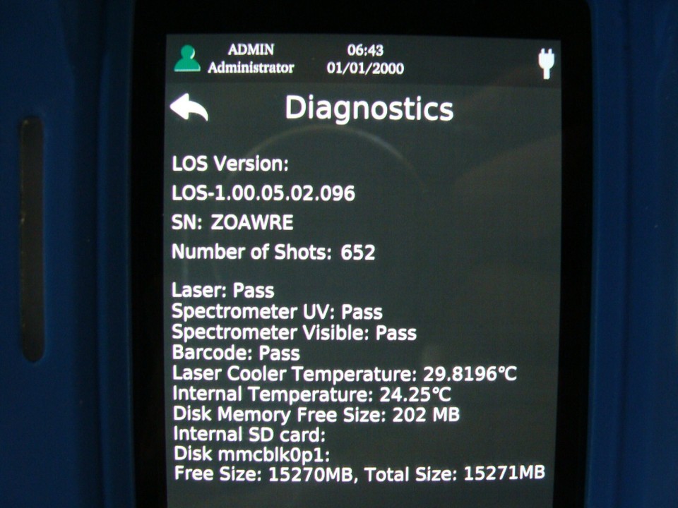 BW Tek NanoLIBS Handheld LIBS Spectrometer Analyzer XRF Gun Alloys ...