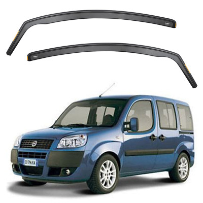 ISPEED Wind Deflectors for Fiat Doblo MK1 2000-2010 2pc Set Visors ...