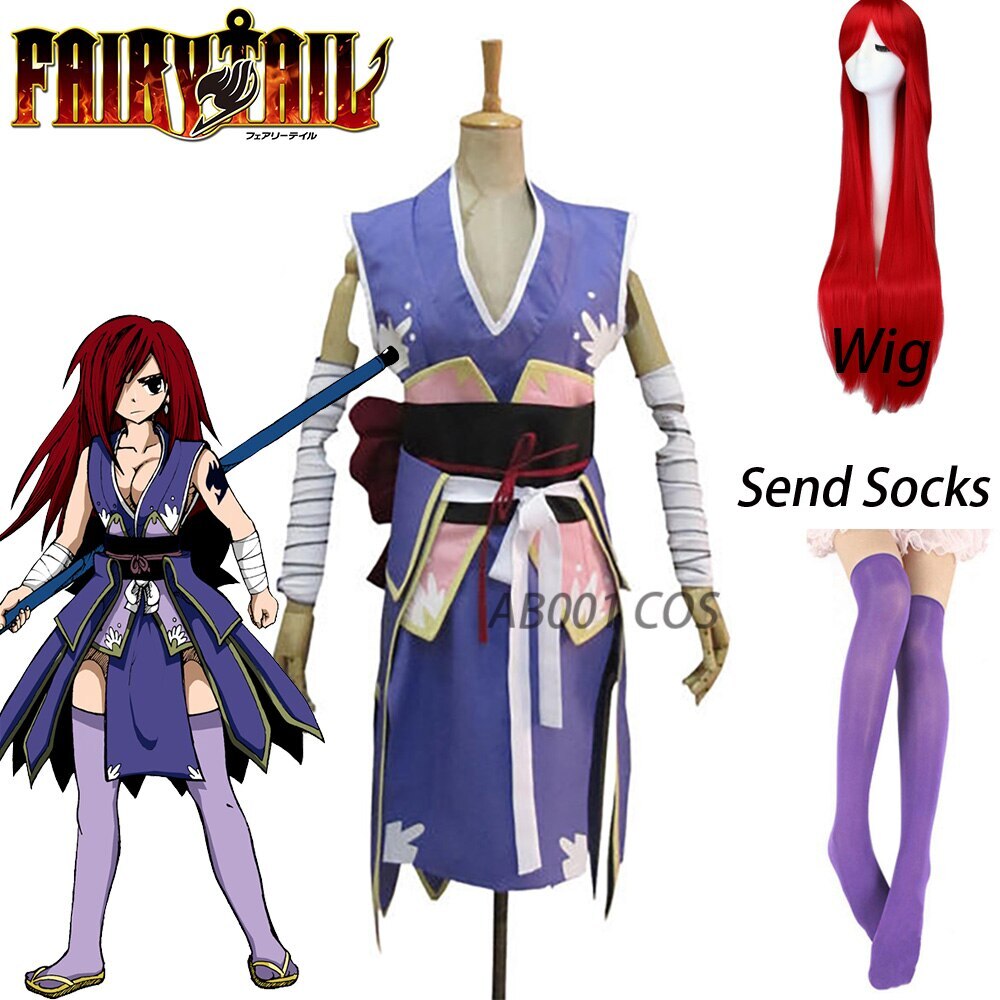 Original Fairy Tail Erza Cosplay Erza Scarlet (HK V3) Fairy Tail