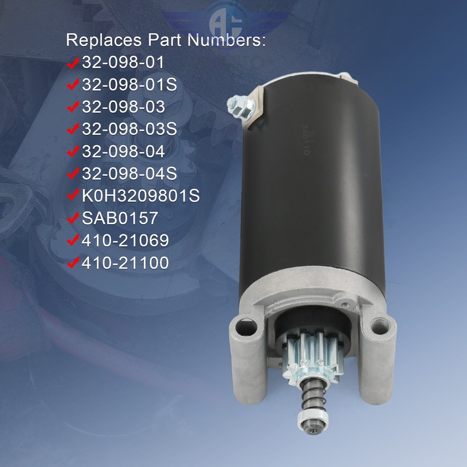 Starter for Kohler 3209810S 32-098-10S 32-098-10-S 3209810 Kohler ...