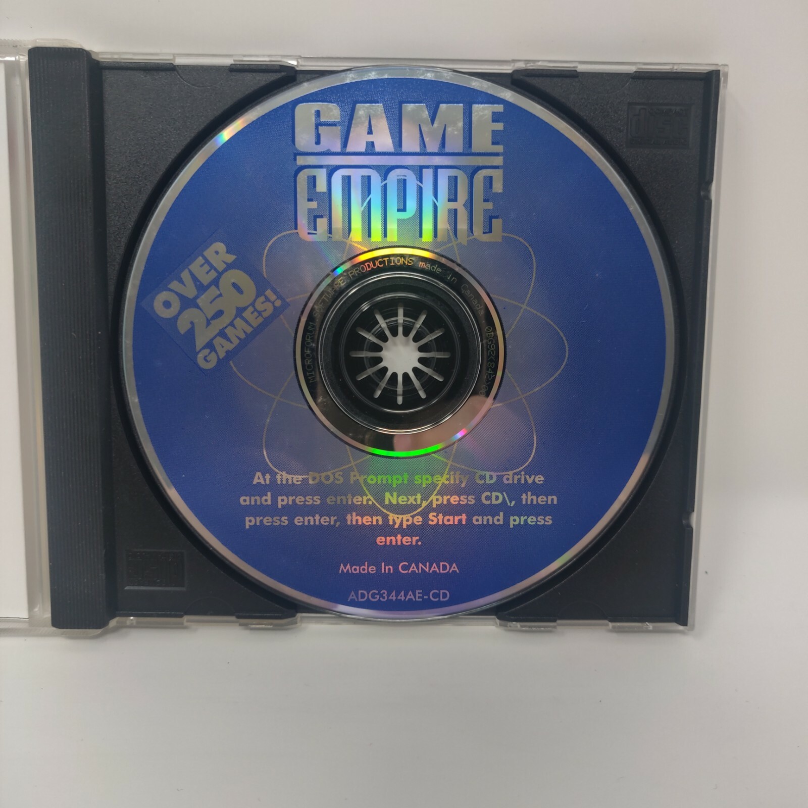 Game Empire Platinum CD Vol1 250 PC Vintage Software Games Shareware ...
