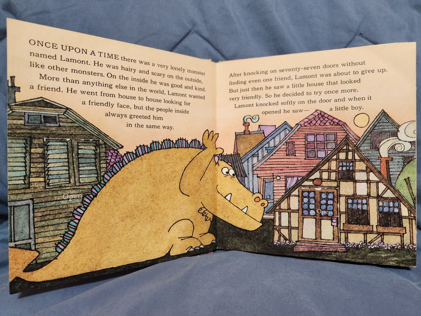 LAMONT the LONELY MONSTER Book HALLMARK LIFT & LOOK URIAH HEAP Friend ...