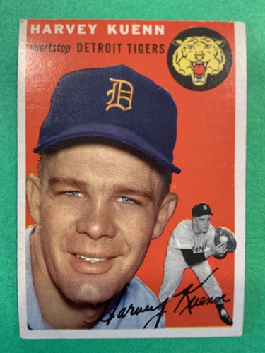 1954 TOPPS #25 HARVEY KUENN, DETROIT TIGERS, EX | eBay