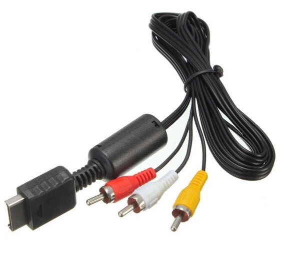 PLAYSTATION 3 PS1 PS2 PS3 RCA Composite AUDIO VIDEO AV CABLE 6FT | eBay