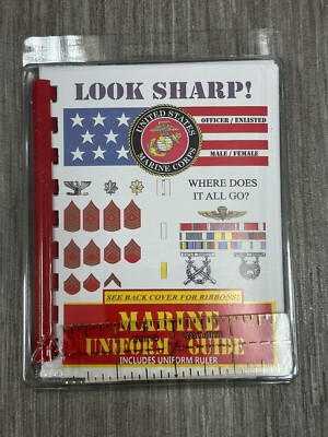 Marines USMC Look Sharp Uniform Guide Book & Ruler Brand New | eBay