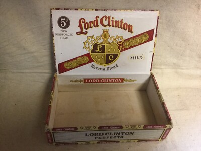 Vintage Lord Clinton Cigar Box. Empty | eBay