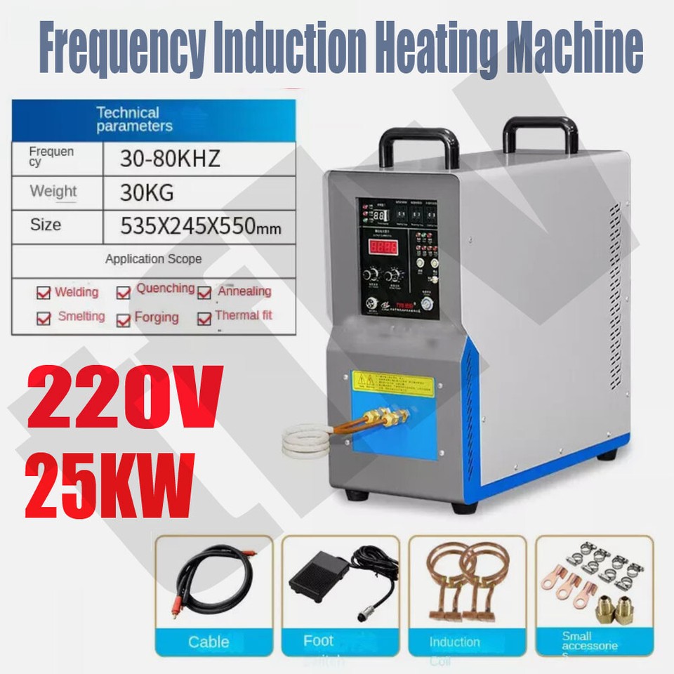 High-accuracy Induction Heating Machine Copper Tube Brazing Quenching ...